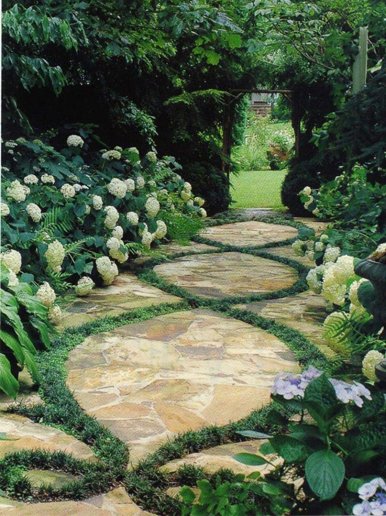 Beautiful Garden Paths Made of Natural Stone