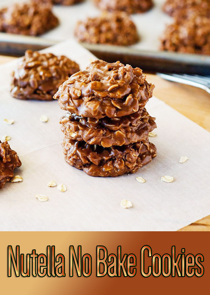 Easy Recipes - Nutella No Bake Cookies