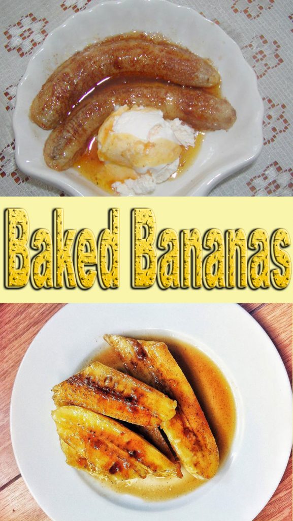 Honey Baked Bananas